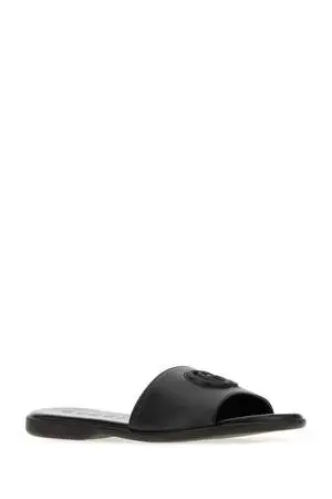 Gucci Nappa Leather Slide Slippers - Multicolor