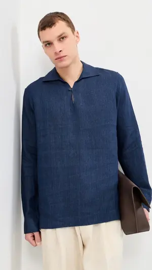 Orlebar Brown Vincent Linen Shirt