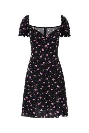 Dolce & Gabbana Printed Stretch Silk Mini Dress - Multicolor