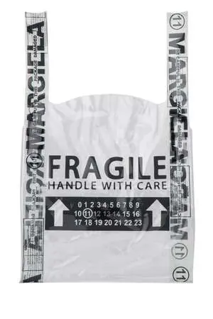 MAISON MARGIELA Transparent "fragile" Shopper Bag - Multicolor