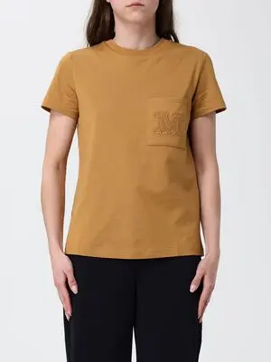 Max Mara Earth T-shirt With Pocket Detail - Multicolor