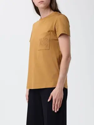 Max Mara Earth T-shirt With Pocket Detail - Multicolor