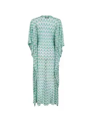 Missoni Zigzag-knit V-neck Dress