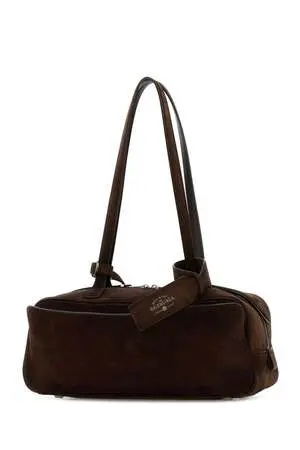 Balenciaga Small Suede Shoulder Bag