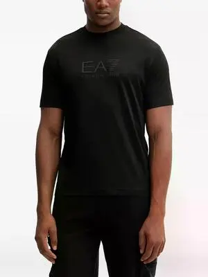 EA7 Logo-print Crew-neck T-shirt