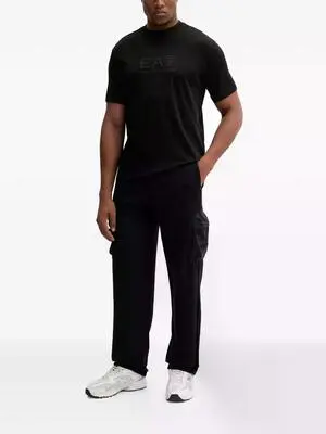 EA7 Logo-print Crew-neck T-shirt
