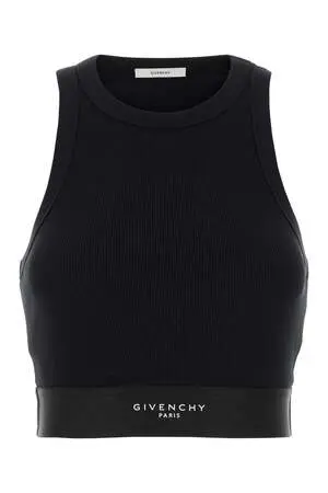 Givenchy Stretch Cotton Top - Black