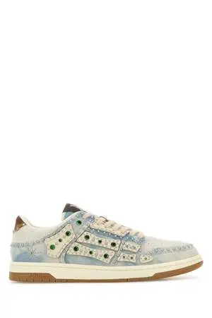 Amiri Studded Skeletal Low Top Sneakers - Multicolor