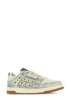 Amiri Studded Skeletal Low Top Sneakers