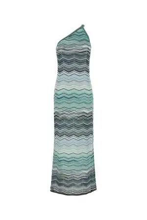 Missoni Embroidered Viscose Long Dress - Multicolor