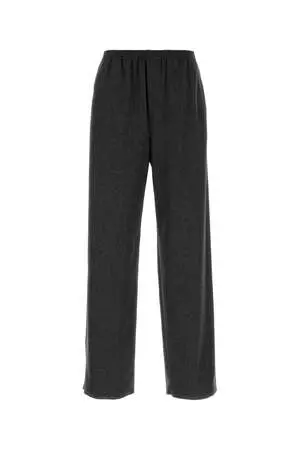 JIL SANDER Graphite Flannel Trousers - Gray