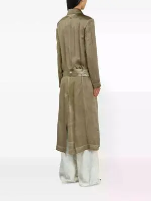 DIESEL® Wrinkled Satin Trench Coat