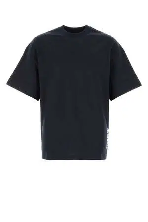 JIL SANDER Midnight Cotton T-shirt - Blue