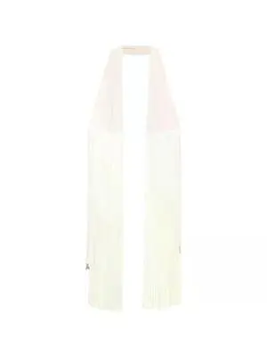 Patrizia Pepe Fringed Halter-neck Top - Neutrals