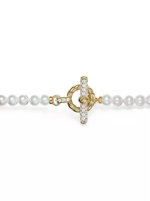David Yurman Pearl And Diamond Necklace