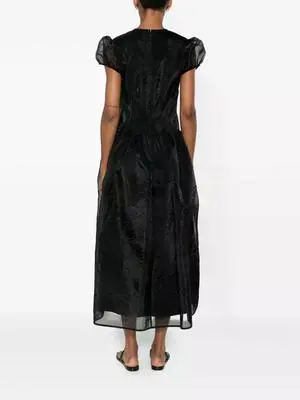 Cecilie Bahnsen Puff-sleeve Midi Dress