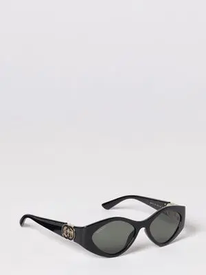 Gucci Acetate Cat Eye Sunglasses - Black