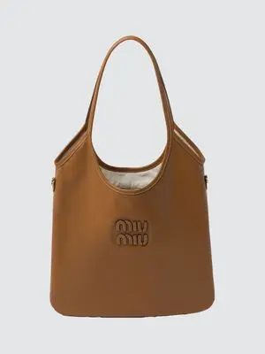 Miu Miu Leather Shoulder Bag - Brown