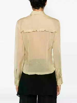 Paloma Wool Eralda Ruffled Sheer Shirt