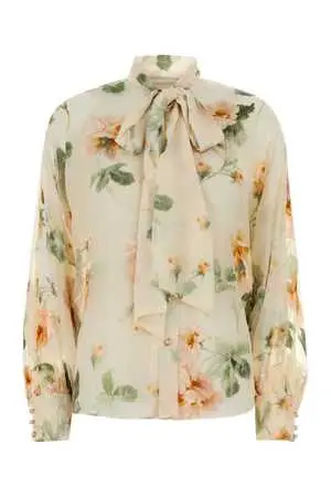 Zimmermann Embroidered Viscose Blend Carousel Shirt - Multicolor