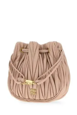 Miu Miu Powder Nappa Leather Pouch
