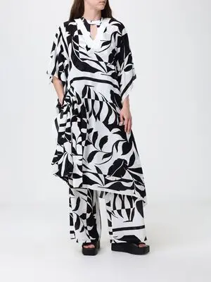 Max Mara Printed Wide Leg Trousers - Multicolor