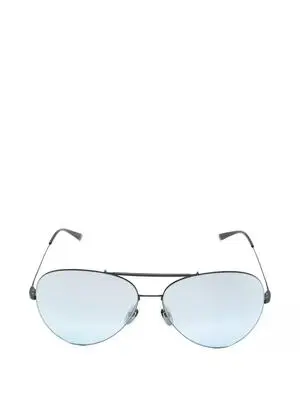 Gucci Double-bridge Pilot Sunglasses - Black