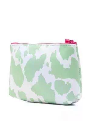 MARC ELLIS Buby Pouch Cow-print Logo-print Clutch Bag