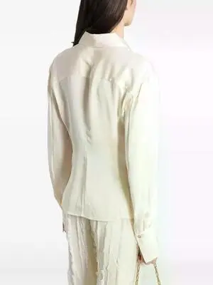 Cult Gaia Cynara" Button-up Long-sleeved Shirt