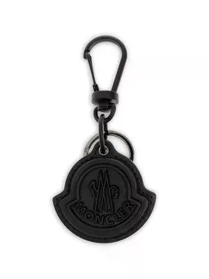 Moncler Logo-patch Leather Keyring