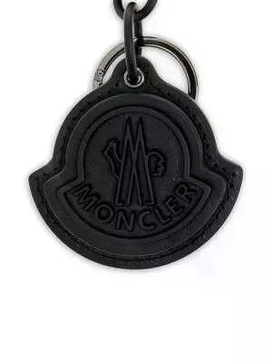 Moncler Logo-patch Leather Keyring