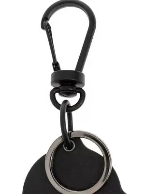 Moncler Logo-patch Leather Keyring