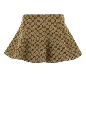 GUCCI Gucci Women Gg Fabric Mini Skirt