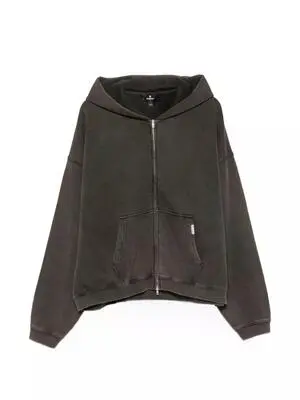 REPRESENT Initial Zip-up Cotton Hoodie - Brown