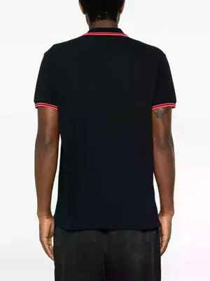VIVIENNE WESTWOOD Classic Embroidered-detail Cotton Polo Shirt - Blue