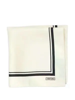 TOM FORD Silk Frame Pocket Square