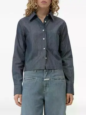 Closed Pinstriped Shirt