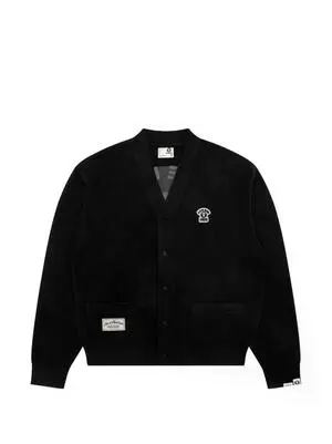 AAPE BY *A BATHING APE Logo-print V-neck Cardigan