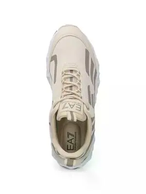 EA7 Logo-print Panelled Sneakers