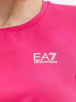 EA7 Logo Print Short Sleeve T-shirt