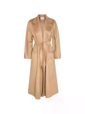 Max Mara Belted Notch-lapel Coat