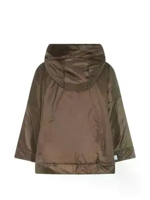 Max Mara The Cube Hooded Zip-up Coat