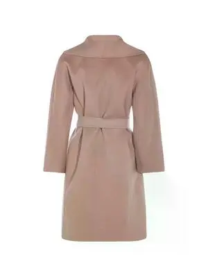 Max Mara Belted Shawl-collar Coat