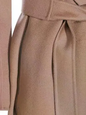 Max Mara Belted Shawl-collar Coat