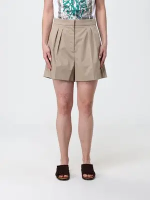 Max Mara Tailored Pleated Shorts - Brown