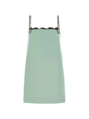 Valentino Garavani Embellished Mini Dress - Blue