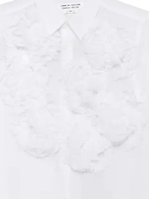 Comme Des Garçons Ruffled Long Sleeve Shirt