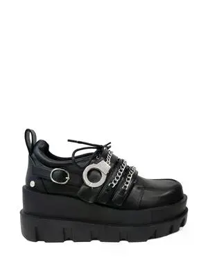 ALTERCORE Neri Chain-link Platform Shoes - Black