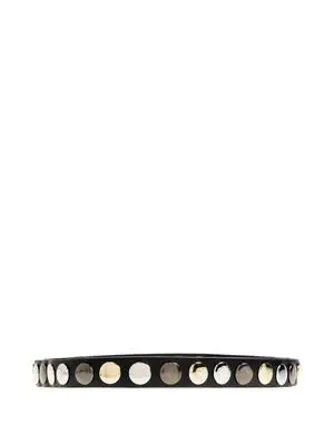 IRO PARIS Embellished Leather Belt - Black
