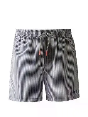 Guess Vertical Stripe Drawstring Swim Shorts - Blue